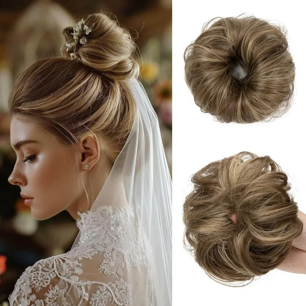 CJL HAIR | Hair | New Cjl Hair 2pcs Small Cute Messy Bun Hair Piece For ...